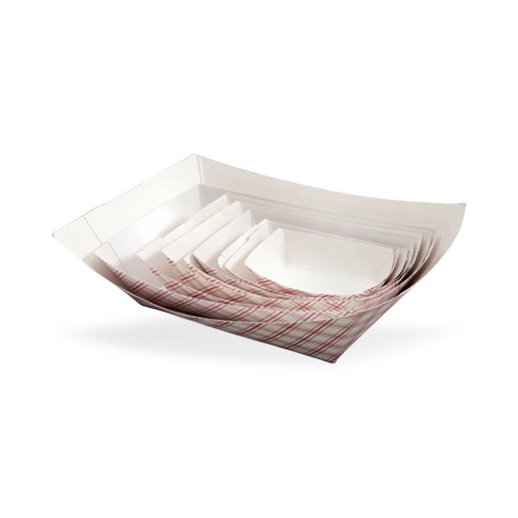Empress Red Plaid Food Trays | Medline