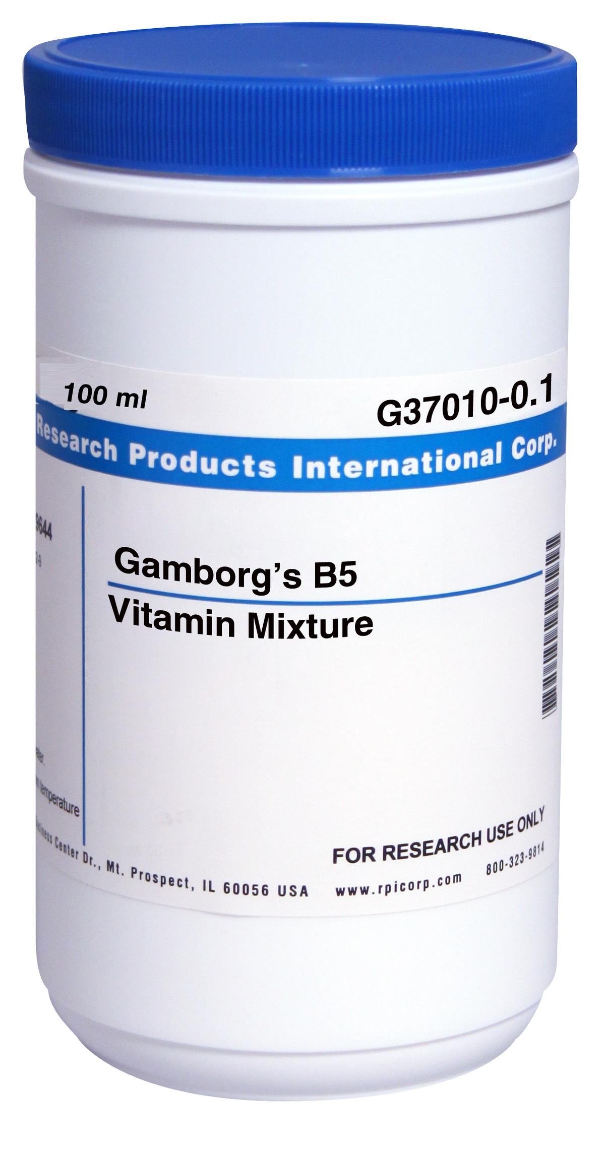 Gamborg'S B5 Vitamin Mixture | Medline