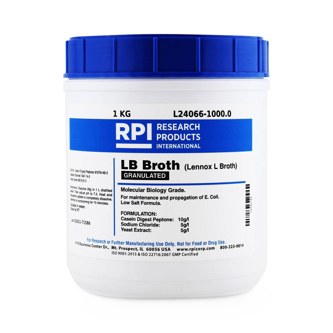Granulated (Lennox L Broth) LB Broth | Medline