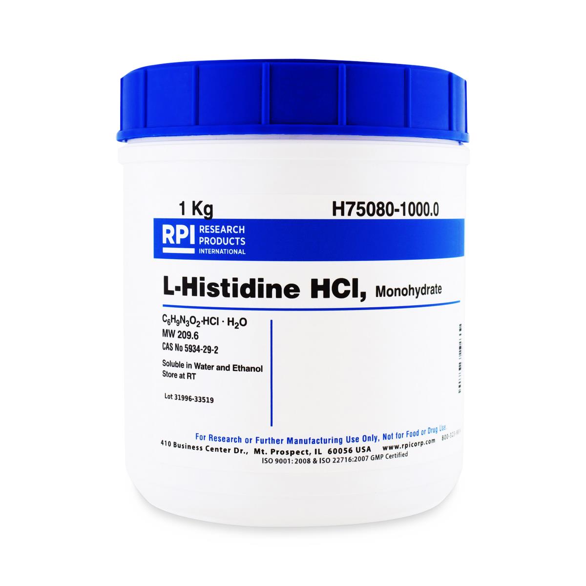 L-Histidine Hcl Monohydrate | Medline