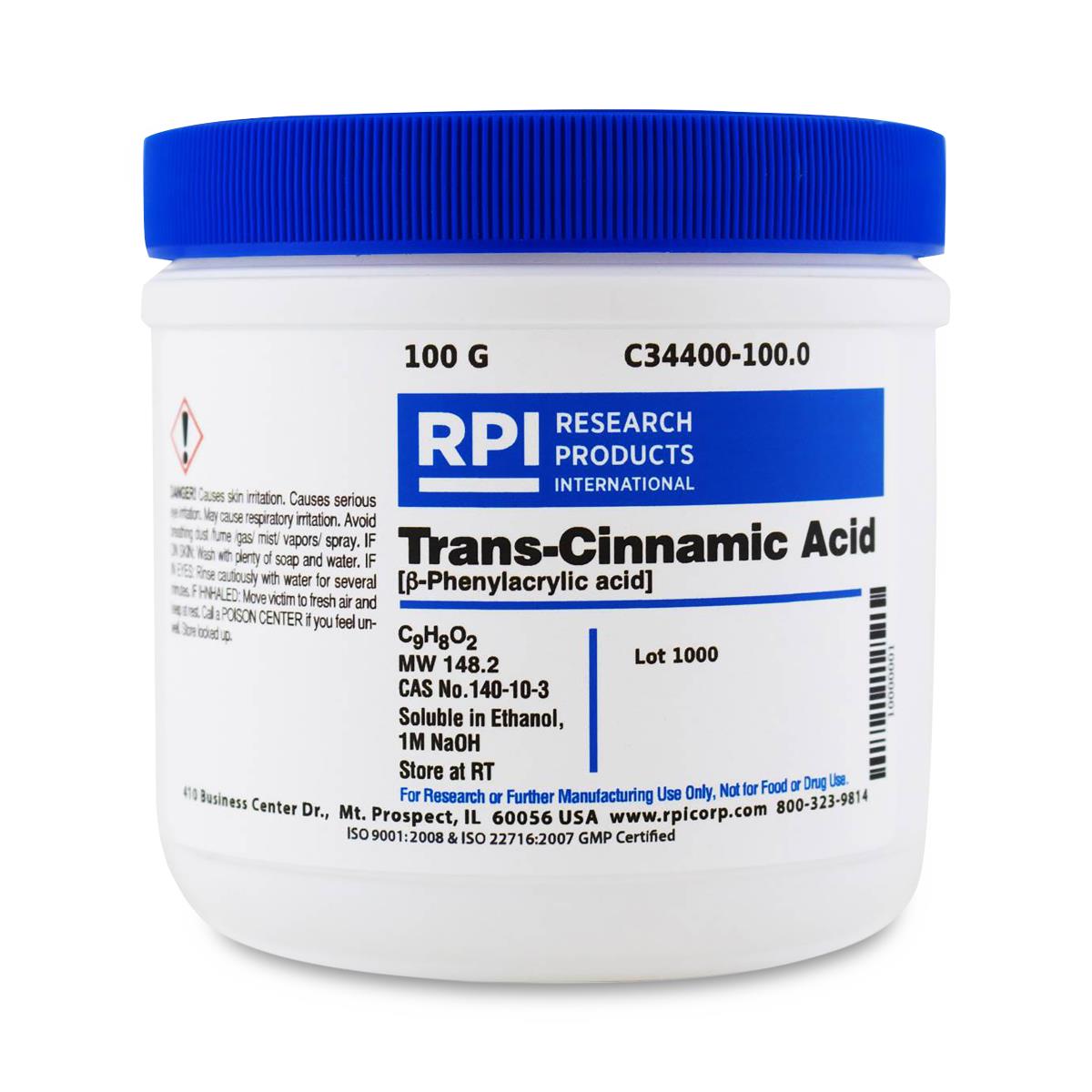 Trans-Cinnamic Acid | Medline