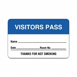 "Visitors Pass" Name Badge Labels | Medline Industries, Inc.