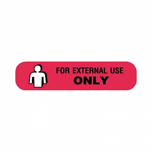 United Ad Label For External Use Medication Instruction Label | Medline ...