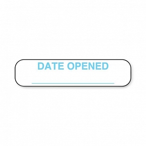 Date Opened Medication Instruction Labels | Medline