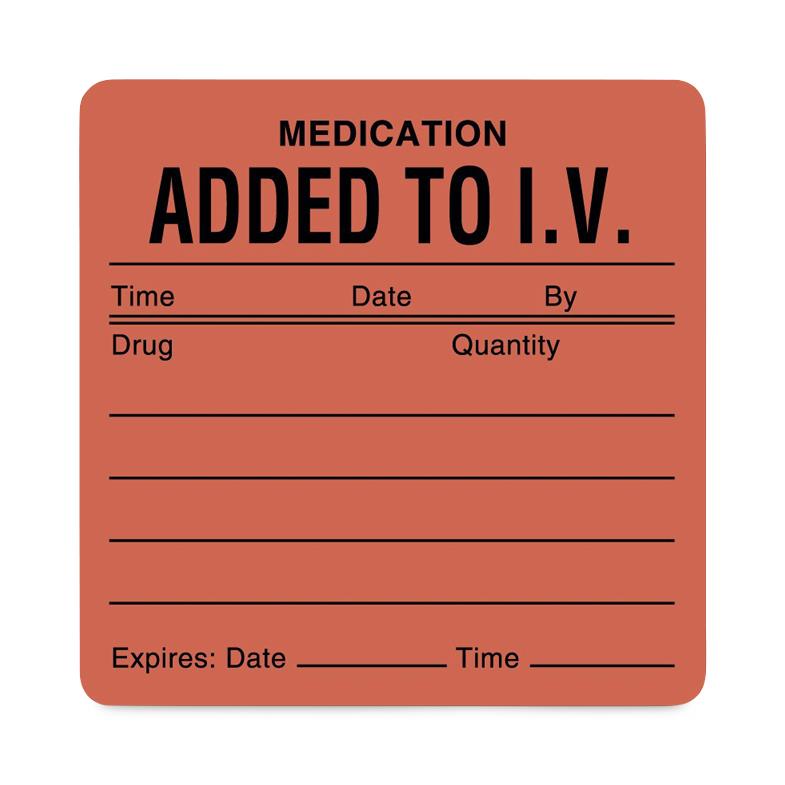 Medication Added Labels by UAL/Donnelley | Medline