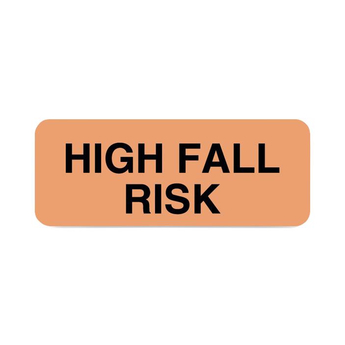 "High Fall Risk" Labels | Medline
