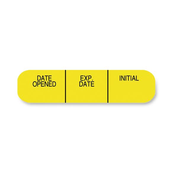 Date Opened/Expiration Date Medication Instruction Labels | Medline