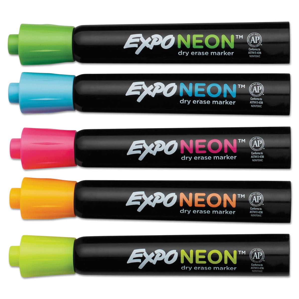 Neon Dry-Erase Markers | Medline
