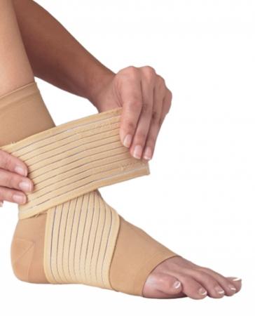 DS Elastic/Lycra Closed-Heel Ankle Wraps | Medline