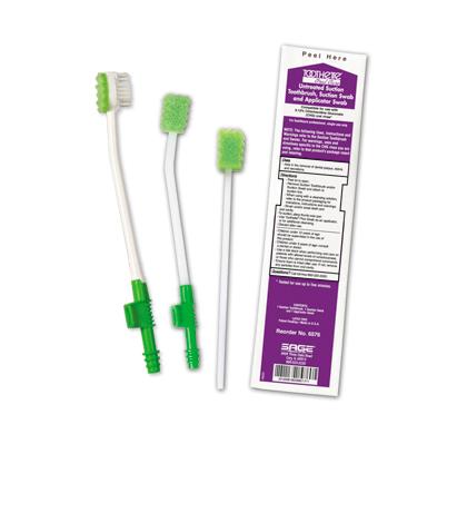 Sage Untreated Suction Toothbrush | Medline