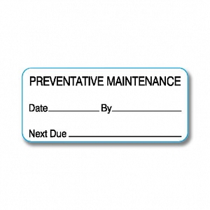 Biomedical Engineering Preventative Maintenance Equipment Labels ...