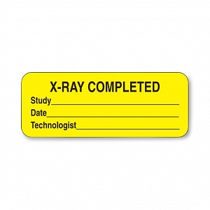 PDC Healthcare "X-Ray Completed" Label | Medline Industries, Inc.