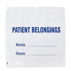 White Plastic Patient Belongings Bag | Medline Industries, Inc.