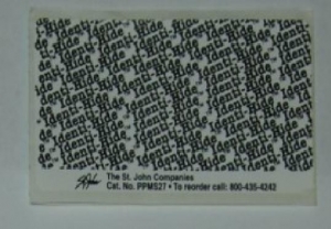 Identi-Hide Privacy Protection Label | Medline