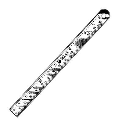 Sklar Steel Metric / Imperial Rulers | Medline
