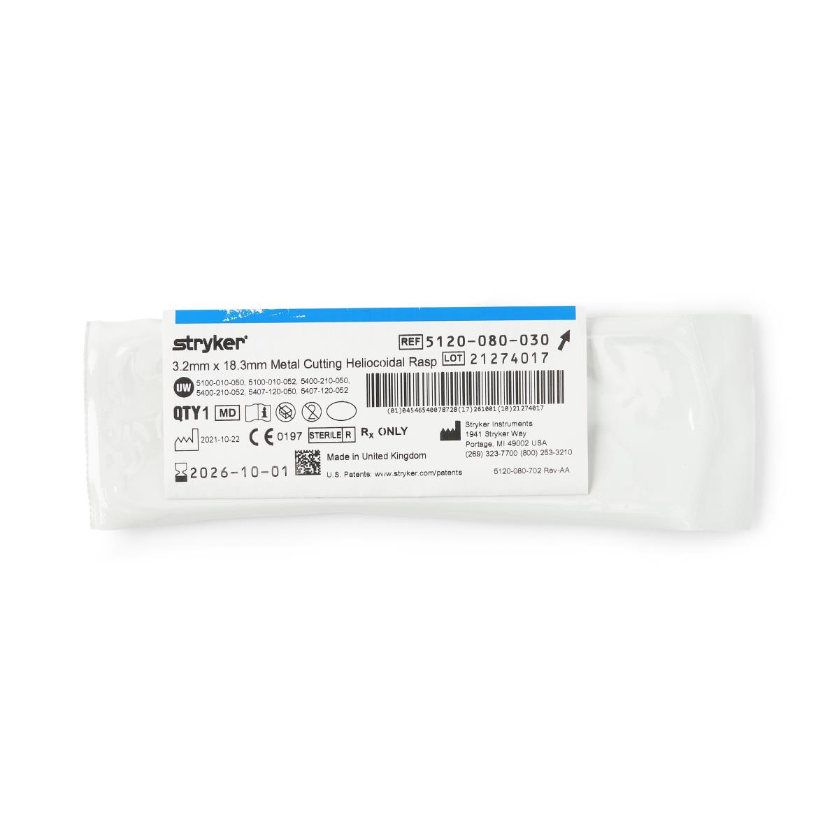 Helicoidal Rasp | Medline