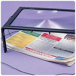 Deluxe Page Size Magnifier with Light | Medline Industries, Inc.