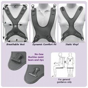 Butterfly Chest Harnesses | Medline Industries, Inc.