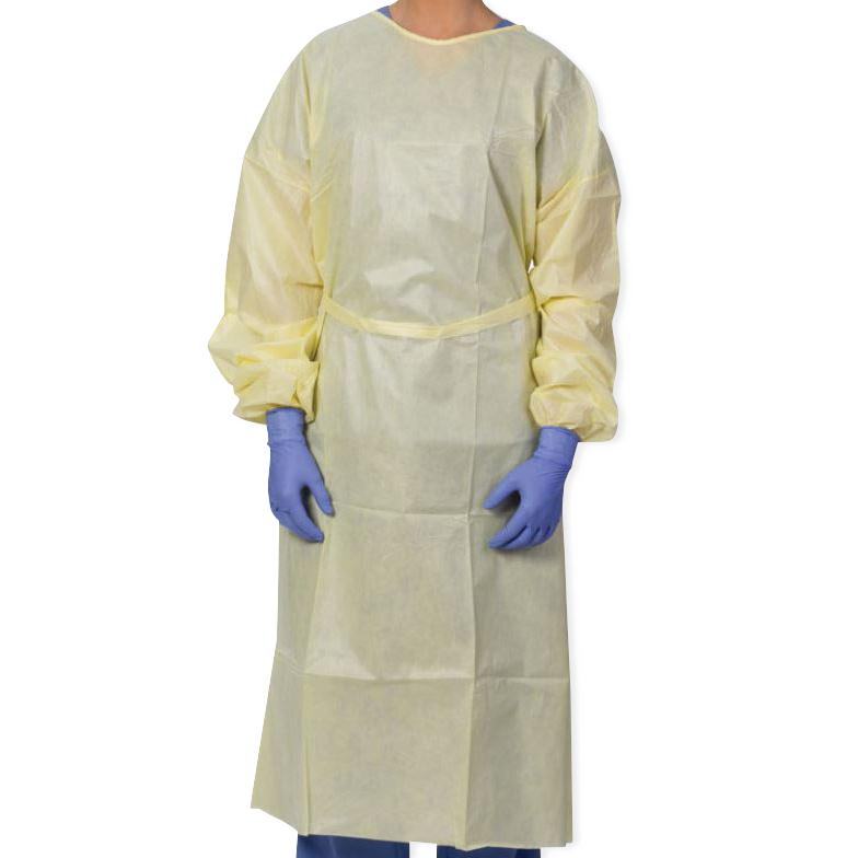Disposable Full-Back Tri-Layer SMS Isolation Gowns | Medline