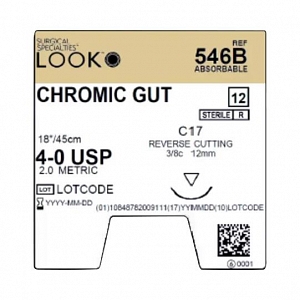 Reverse Cutting Chromic Gut Suture | Medline Industries, Inc.