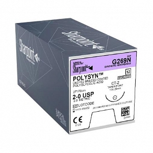 Violet Braided Polyglycolic Acid Suture | Medline Industries, Inc.