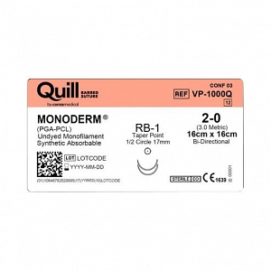 Monoderm Violet Monofilament Sutures | Medline Industries, Inc.