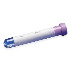 Monoject Lavender Stopper Blood Collection Tube (Liquid Additive ...