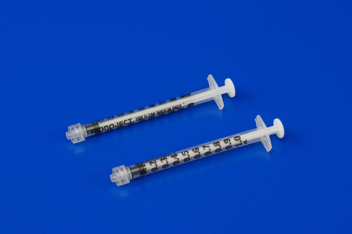 Monoject Soft Pack Insulin and Tuberculin Syringes | Medline