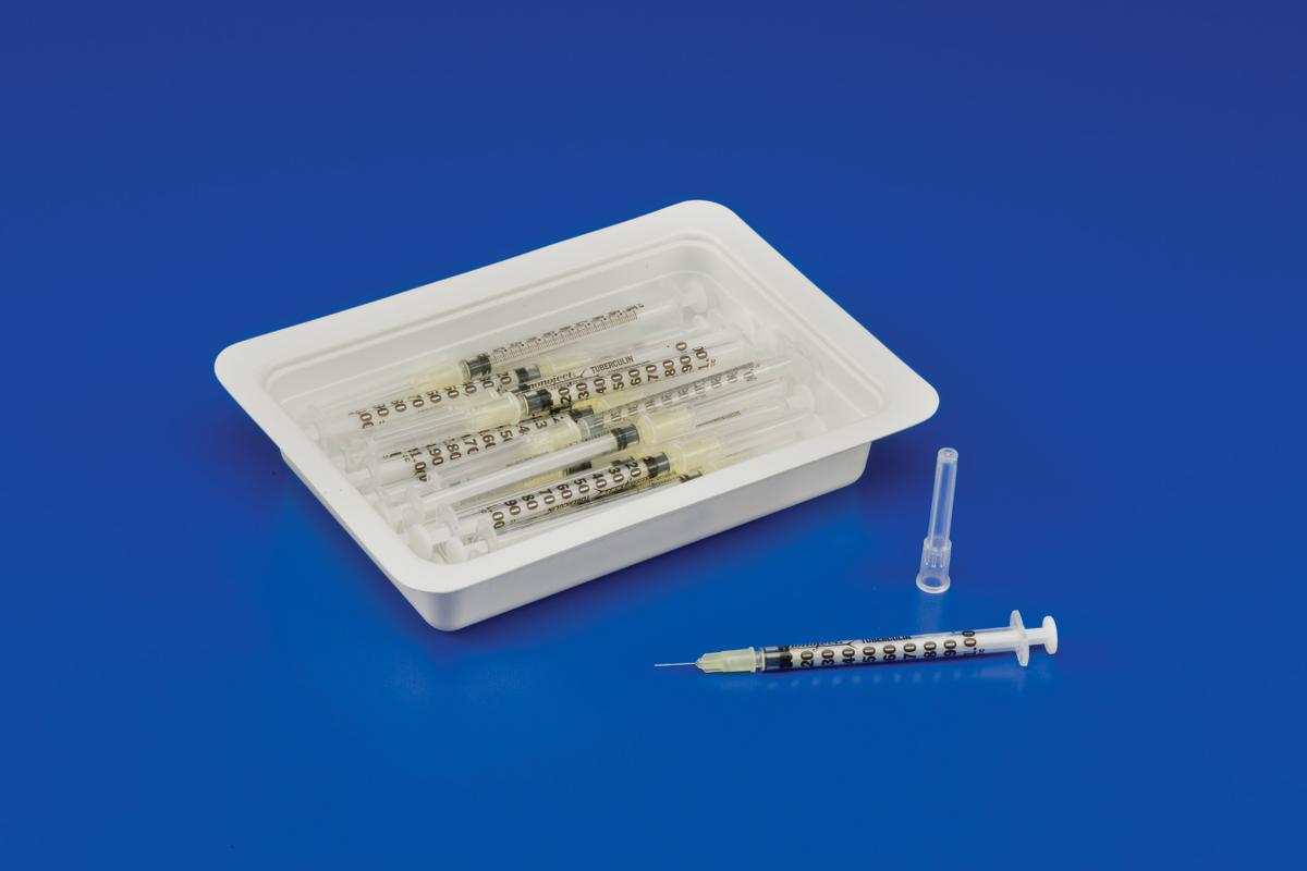 Cardinal Allergy Trays with Needle | Medline