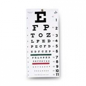 Snellen Plastic Eye Charts | Medline Industries, Inc.