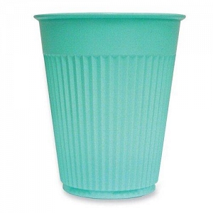Blue Ribbed Plastic Cups by Tidi | Medline Industries, Inc.