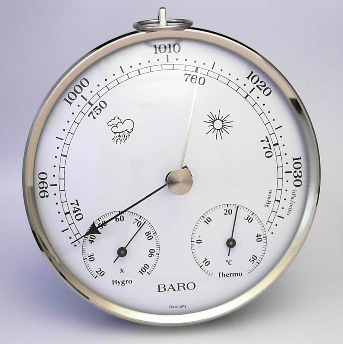 Dial Barometer with Thermometer/Hygrometer | Medline