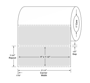 Centurion Thermal Transfer Labels with 1" Core | Medline Industries, Inc.