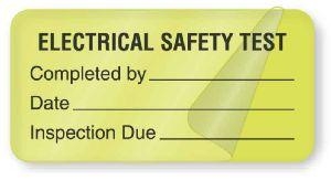 Electrical Equipment Safety Test Labels | Medline Industries, Inc.