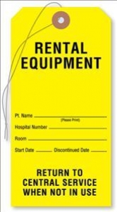 "Rental Equipment" Equipment Tags | Medline Industries, Inc.
