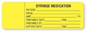 Irrigation Solution, Syringe Medication Labels by United Ad | Medline ...