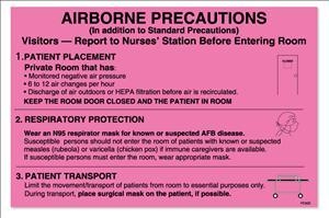 "Airborne Precautions" Labels | Medline