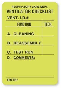 Ventilator Labels | Medline Industries, Inc.