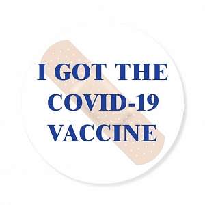 United Ad Label COVID-19 Vaccination Stickers | Medline Industries, Inc.