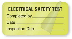 Electrical Equipment Safety Test Labels | Medline
