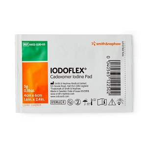 IODOFLEX Cadexomer Iodine Pads | Medline