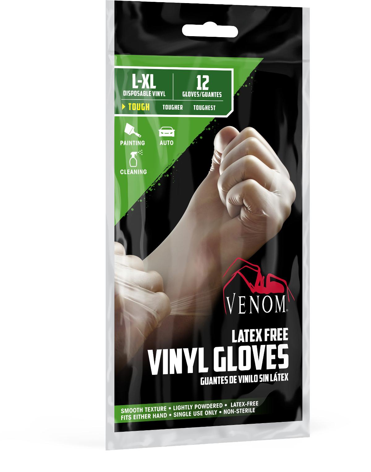 Medline Venom Multipurpose Powdered Latex Gloves Thickness