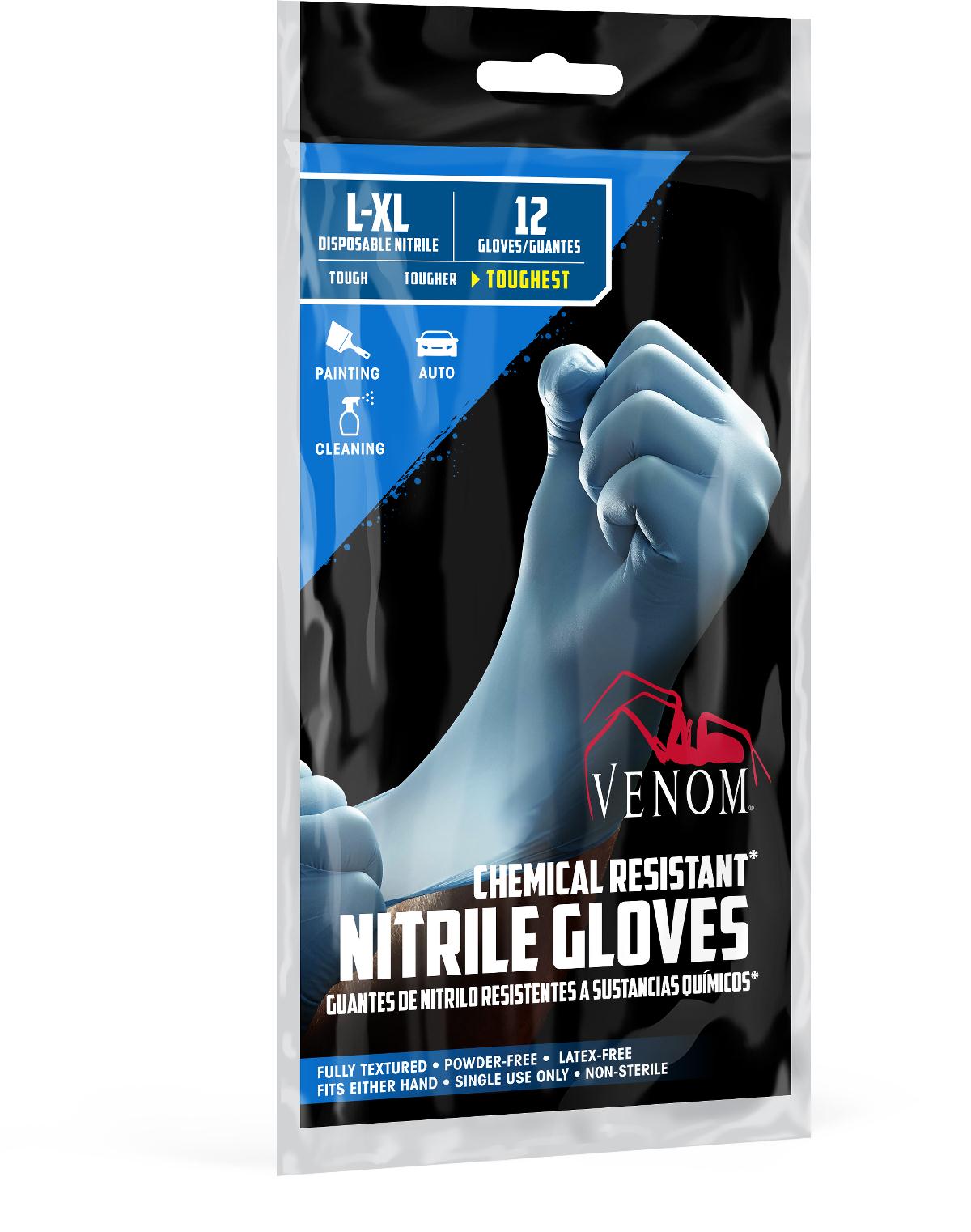 Medline Venom Multipurpose Powdered Latex Gloves Thickness