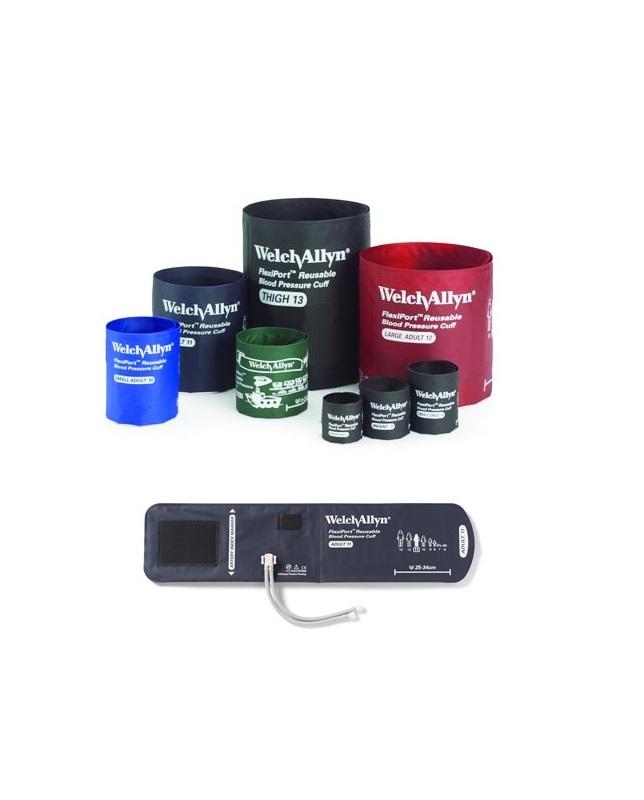 FlexiPort Reusable 2-Tube BP Cuffs with Locking Connector | Medline