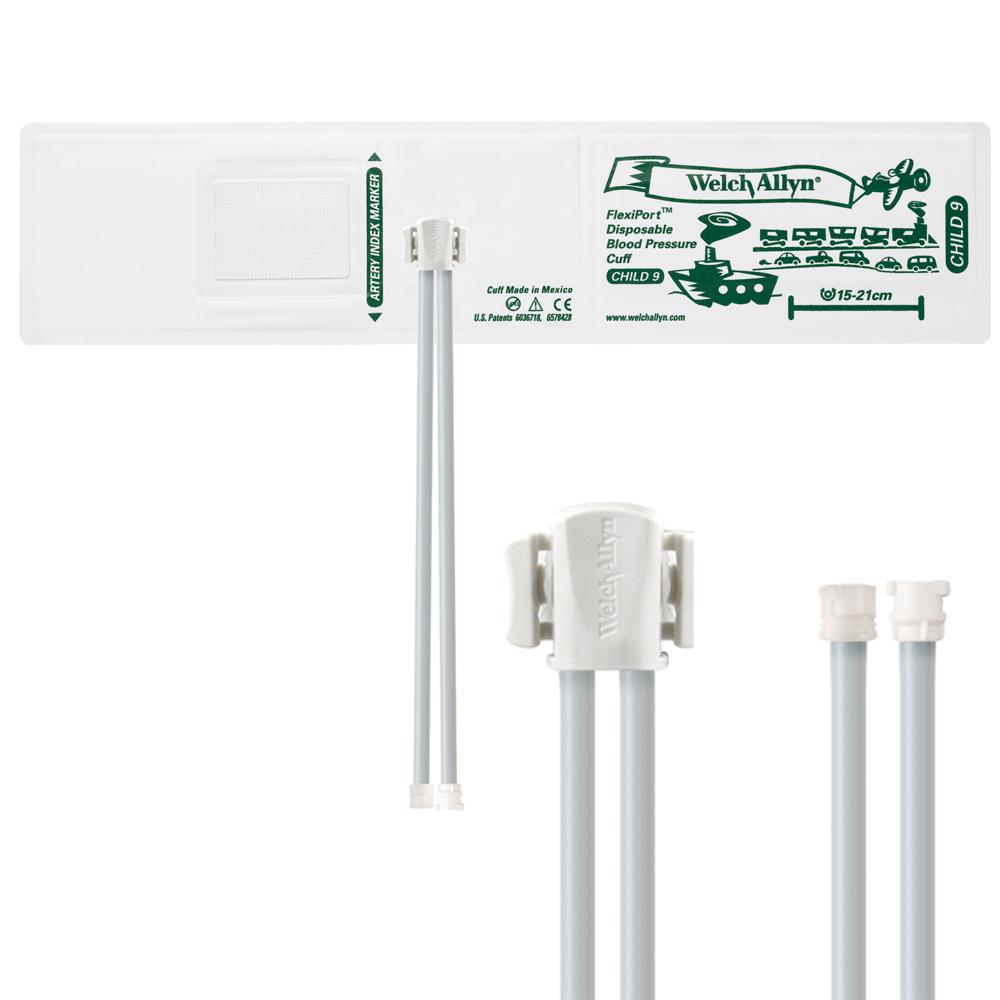 FlexiPort Disposable Soft 2-Tube BP Cuff, Mated Locking Connector | Medline