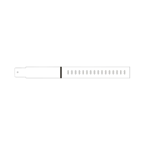 Direct Thermal Wristband Snap Bands with Center Bar | Medline ...