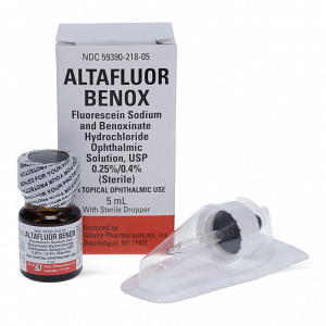 Altafluor Fluorescein with Benoxi Drops | Medline