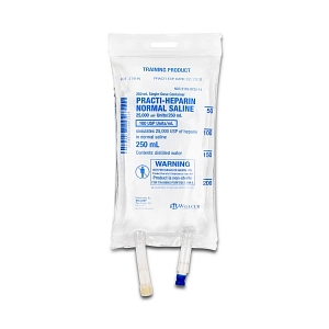 Practi-Heparin Normal Saline for Clinical Training | Medline