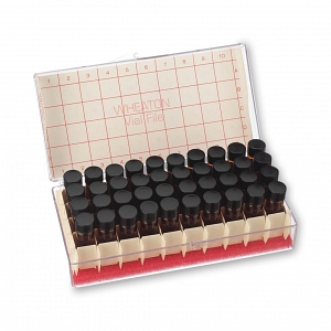 Wheaton Vial File Sample Vials with Screw Caps | Medline Industries, Inc.