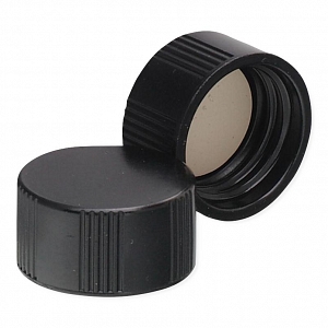 Wheaton 15-425 Phenolic Black Cap with PTFE Liner | Medline